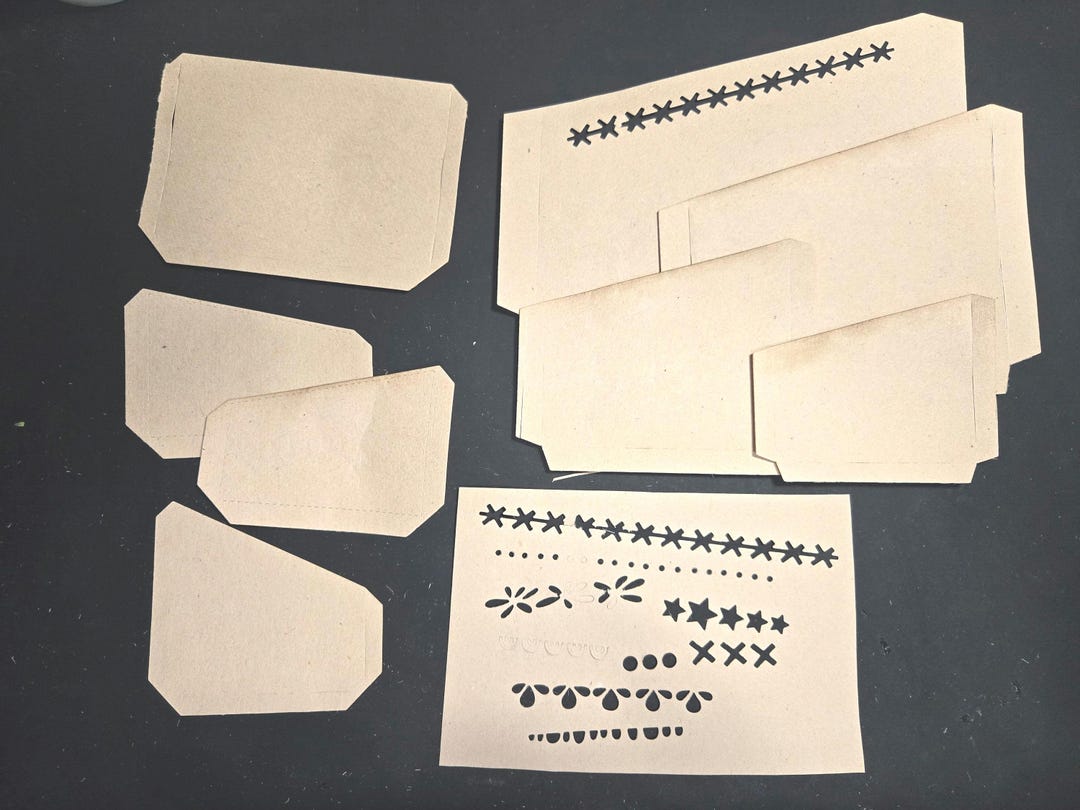 Gusseted Pockets With/without Cut-outs - 5 Each Design - Etsy