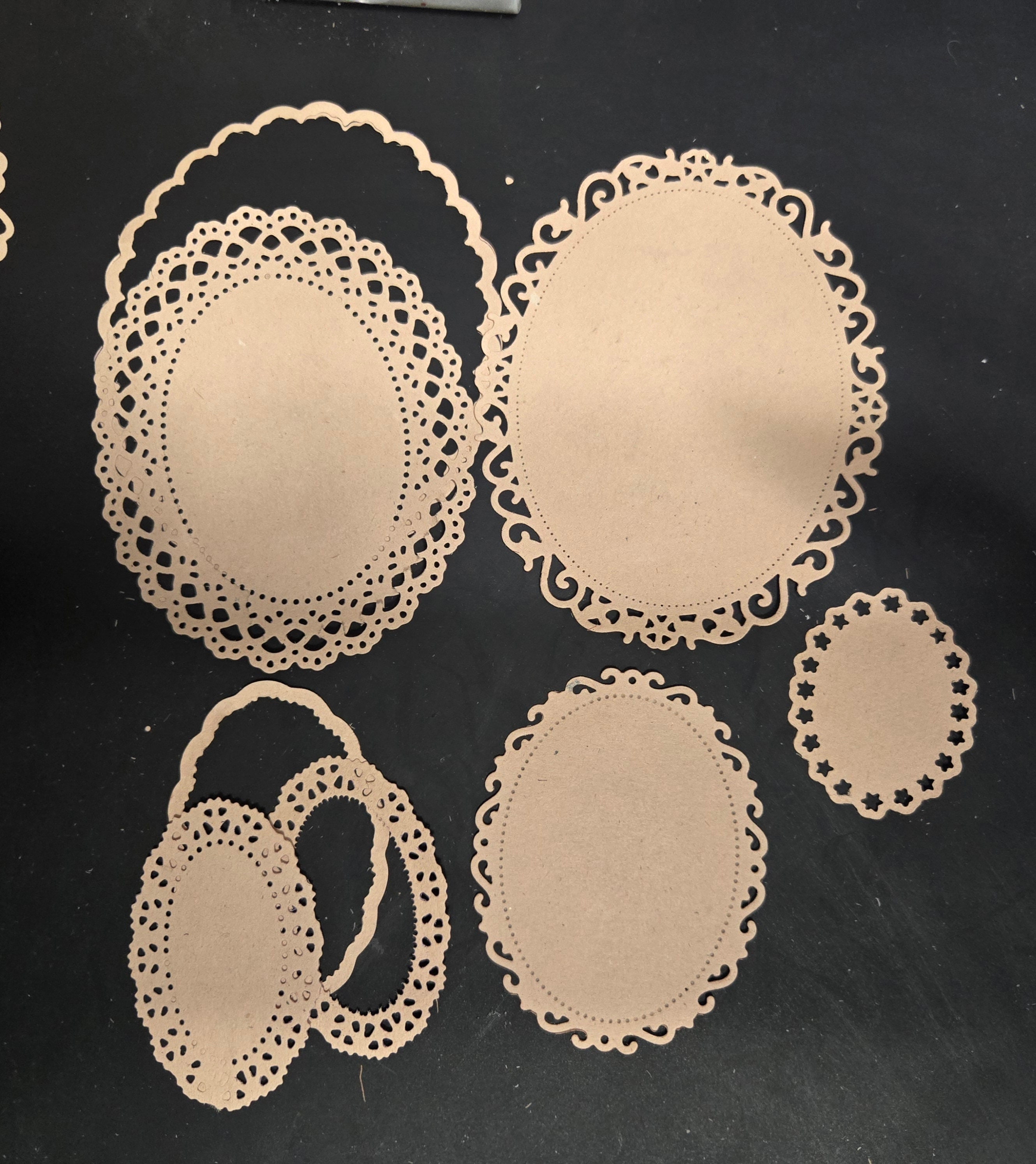 Scrapbooking Paper Frames - 3 Each Design - Etsy