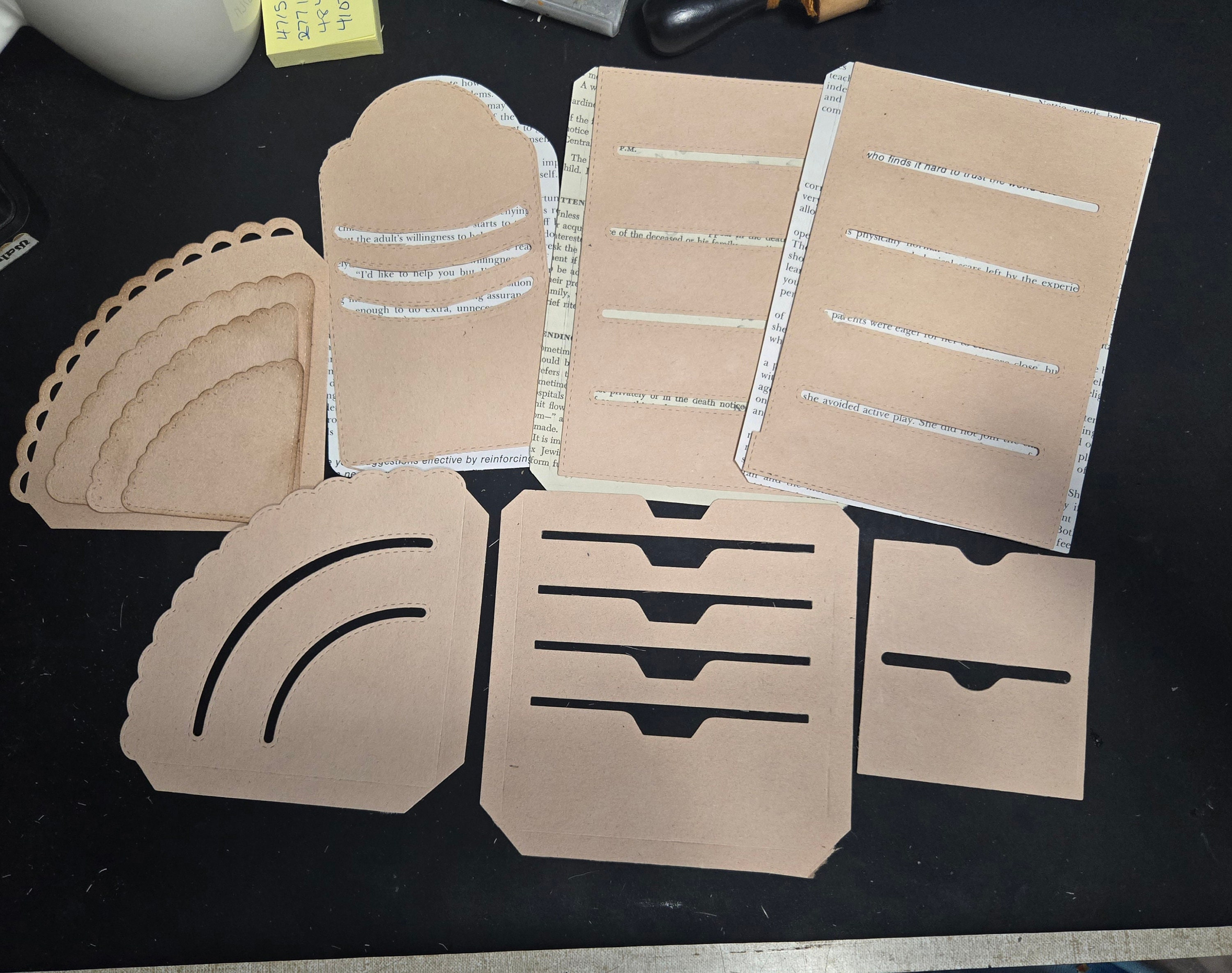 Slotted / Stacked Pockets - 5 Each Design - Etsy