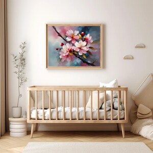 Cherry Blossom Watercolor Painting, Watercolor Print, Sakura Painting ...