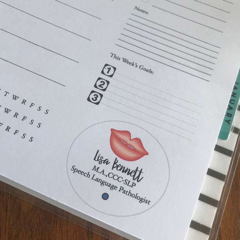 Speech Language Pathologist Planner Pages for 365 Happy | Etsy
