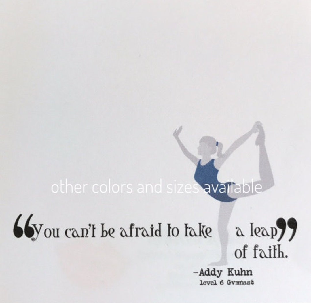 Personalized Gymnastics Notepad Christmas Stocking Stuffer Gift With ...