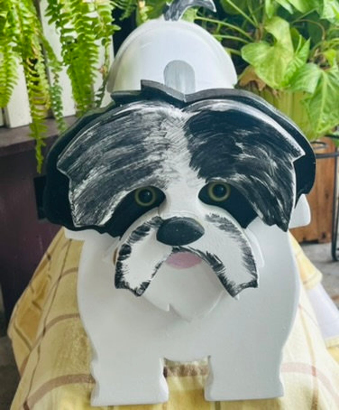 Custom Made Shih Tzu Stlye Dog Mailbox - Etsy