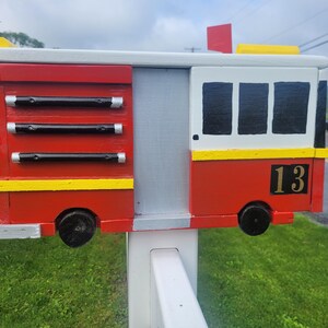 Fire Truck Mailbox - Etsy