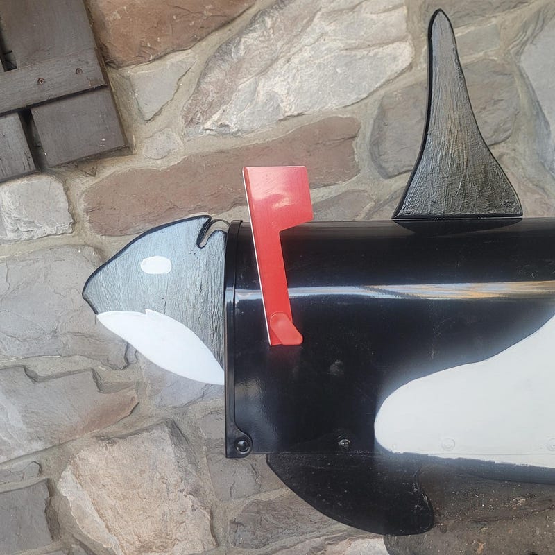 Whale Mailbox - Etsy