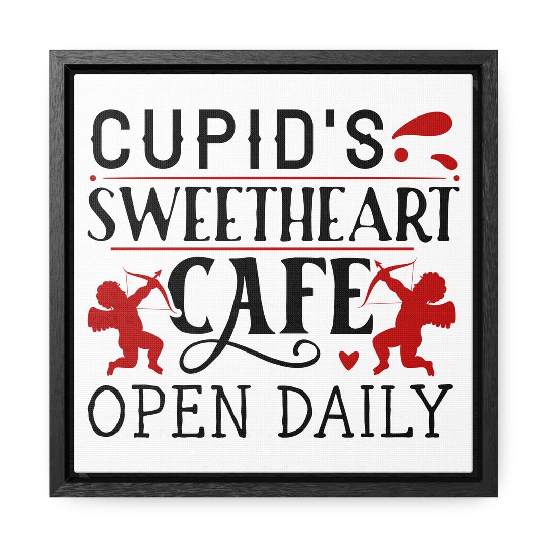 Farmhouse Sign, Valentine's Day Sign, Cupid Cafe Sign, Sign Valentine's ...