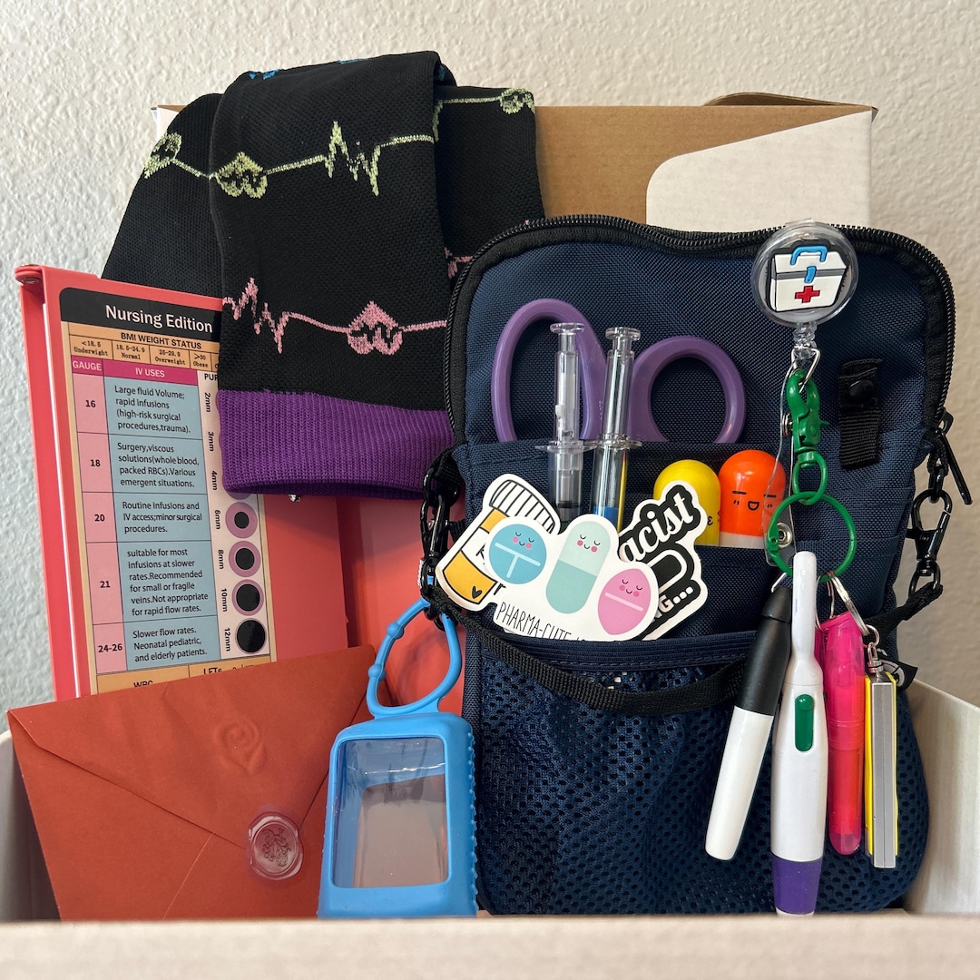 Nurse Gift Box the Bedside Nurse Gift Bag Perfect Nursing Gift Nursing ...