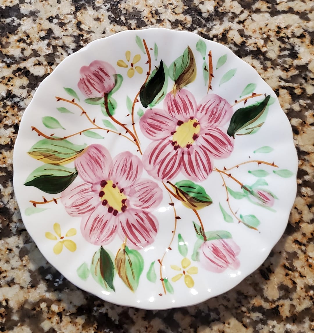 Blue Ridge Pottery Colonial Becky Saucer - Etsy