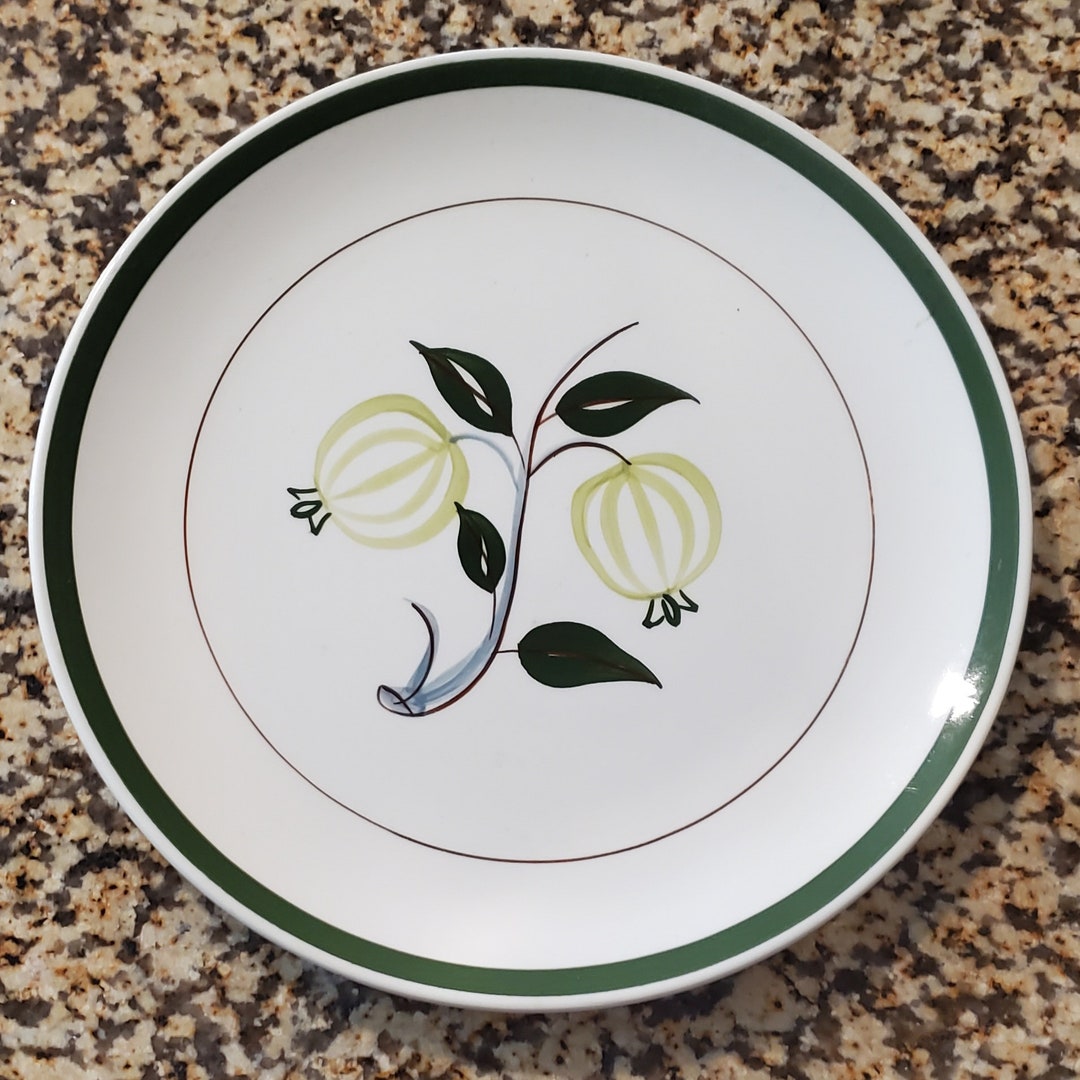 Blue Ridge Pottery Skyline Forest Fruit Dinner Plate - Etsy