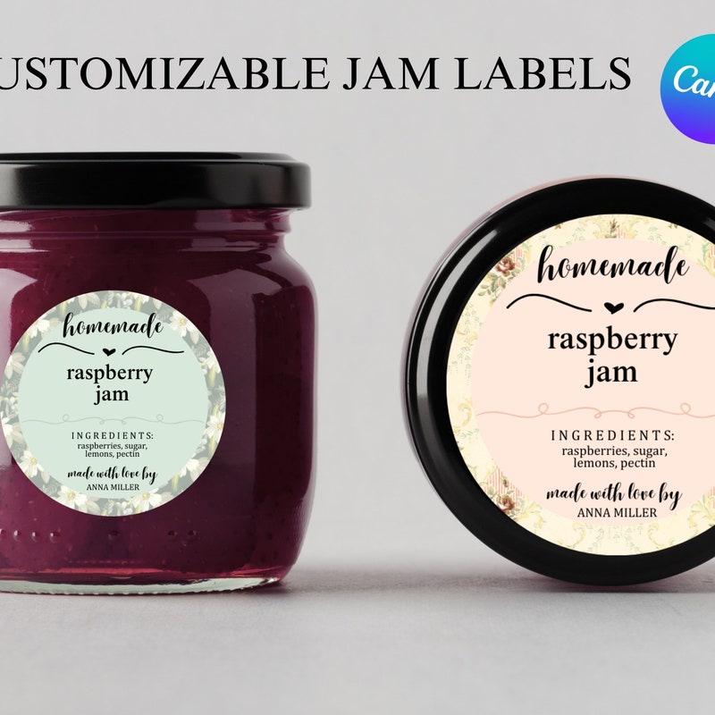 Jam Label - Etsy