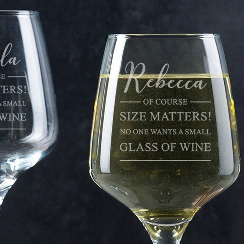 Rude Wine Glass - Etsy