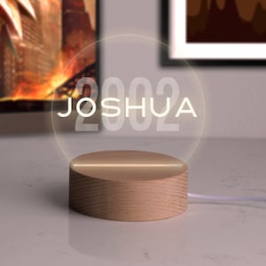 Personalised Mini LED Desk Lamp - Birthday Gifts for Men Boys - Unique ...