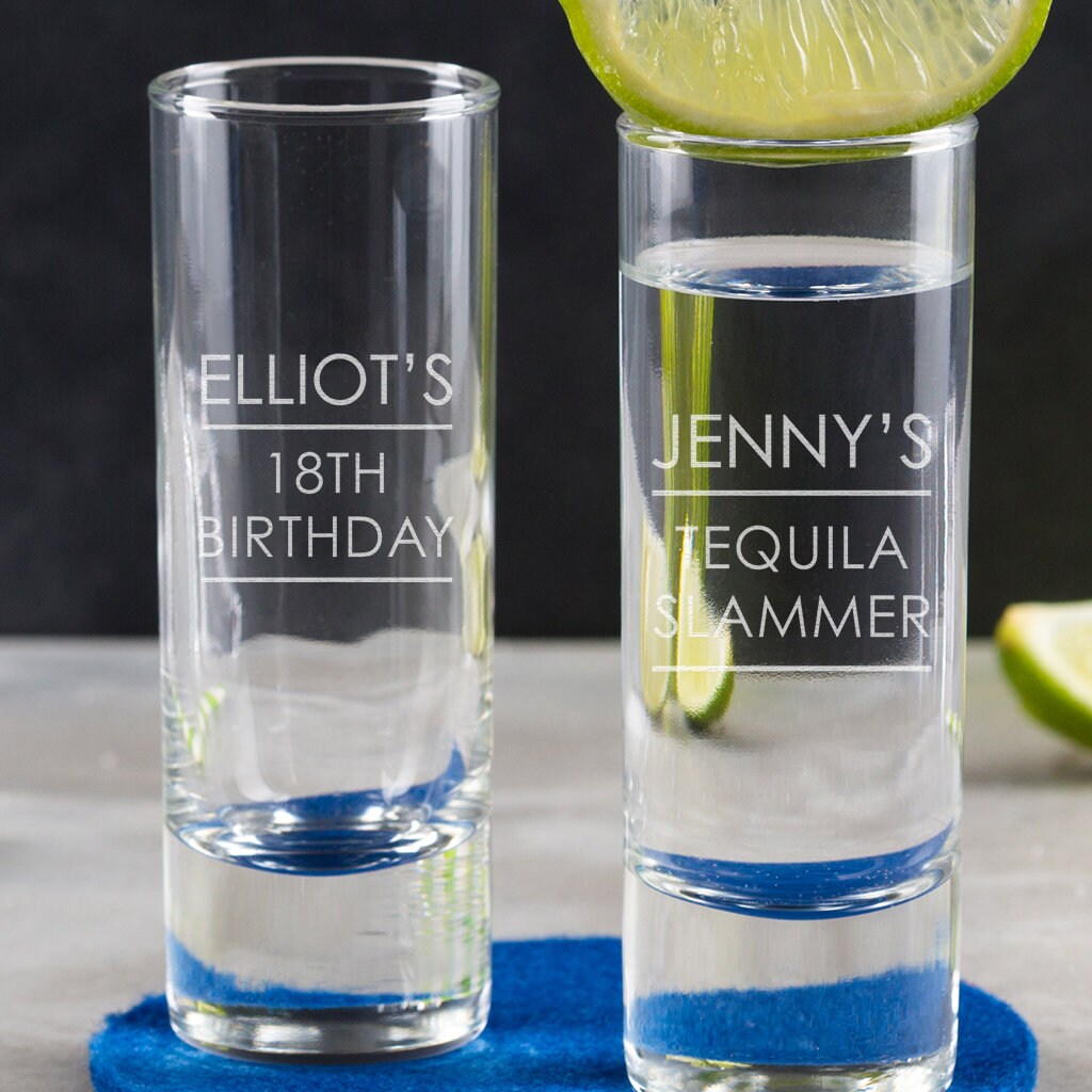 Personalised Shot Glass Engraved Shot Glass - Etsy