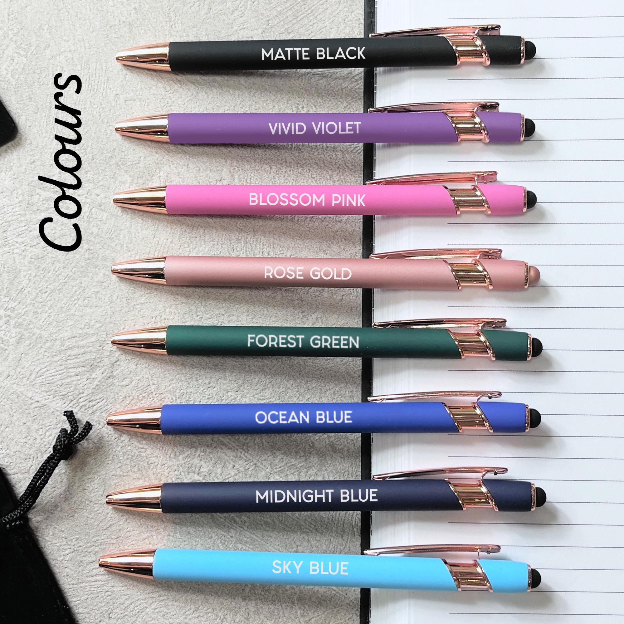 Pink Pen Luxury Personalised Pen, Gift Pens for Women, Rose Gold, Best ...
