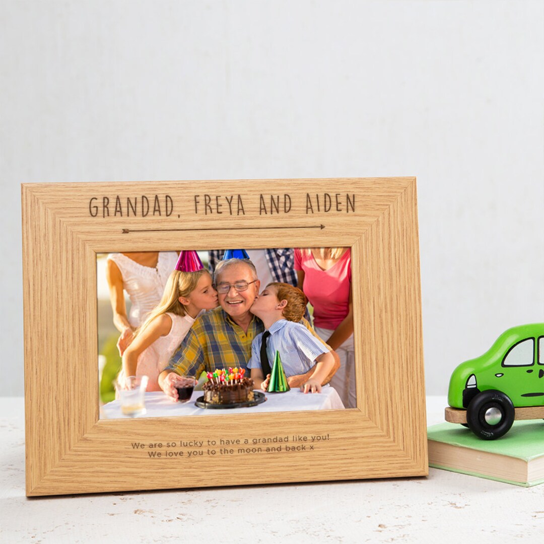 Personalised Engraved Grandad Photo Frame | Grandad Gifts From ...