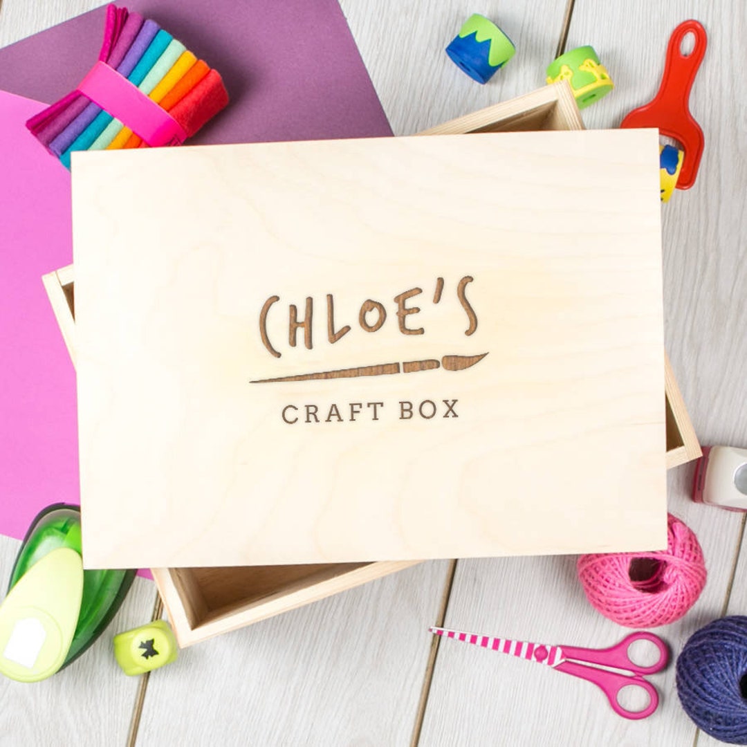 Large Children's Art and Craft Box - Etsy