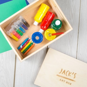 Large Children's Art and Craft Box - Etsy