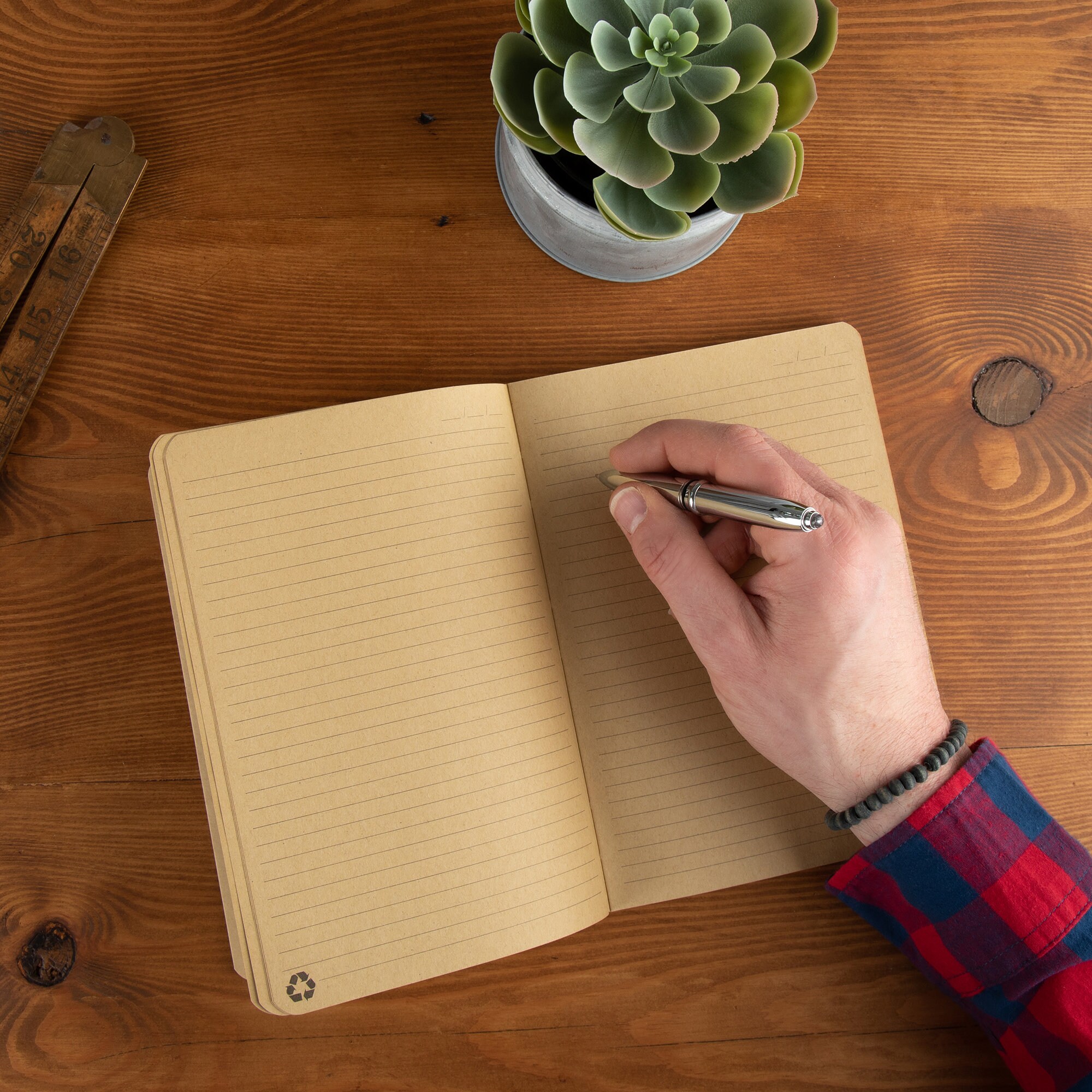 Personalized 'working Hard To' Vegan Cork Notebook | Etsy