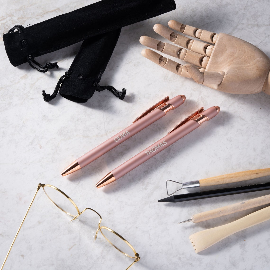 Pink Pen Luxury Personalised Pen, Gift Pens for Women, Rose Gold, Best ...