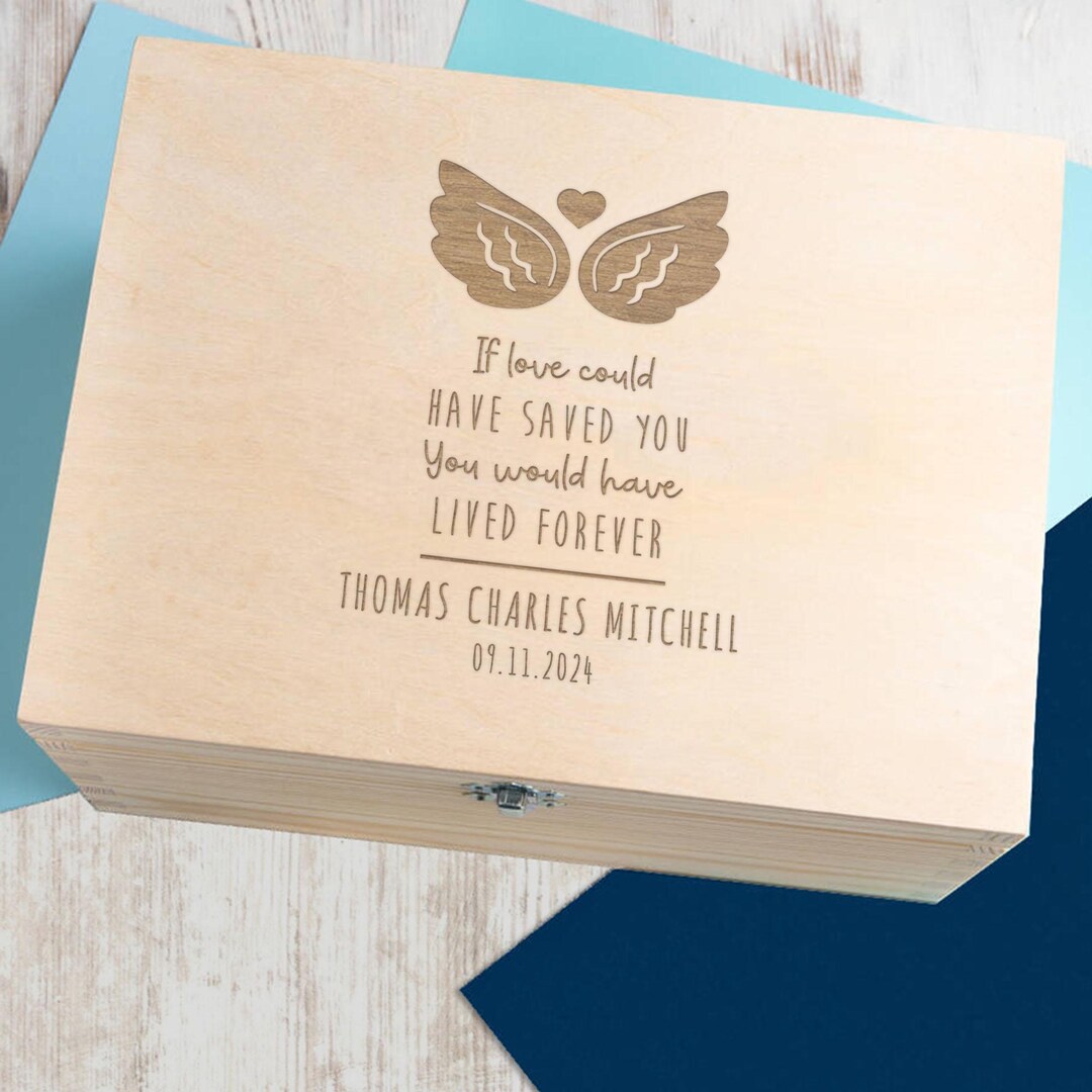 Personalised Engraved 'if Love Could Have Saved You' Keepsake Box ...