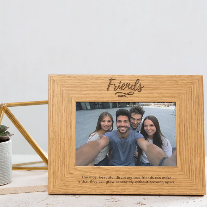 Personalised Engraved Best Friend Picture Frame | Birthday Gifts for ...