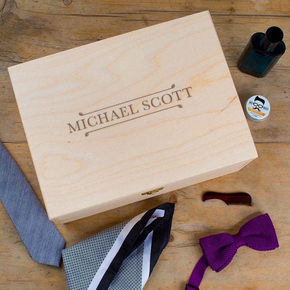 Men's Personalised Classic Box - Etsy