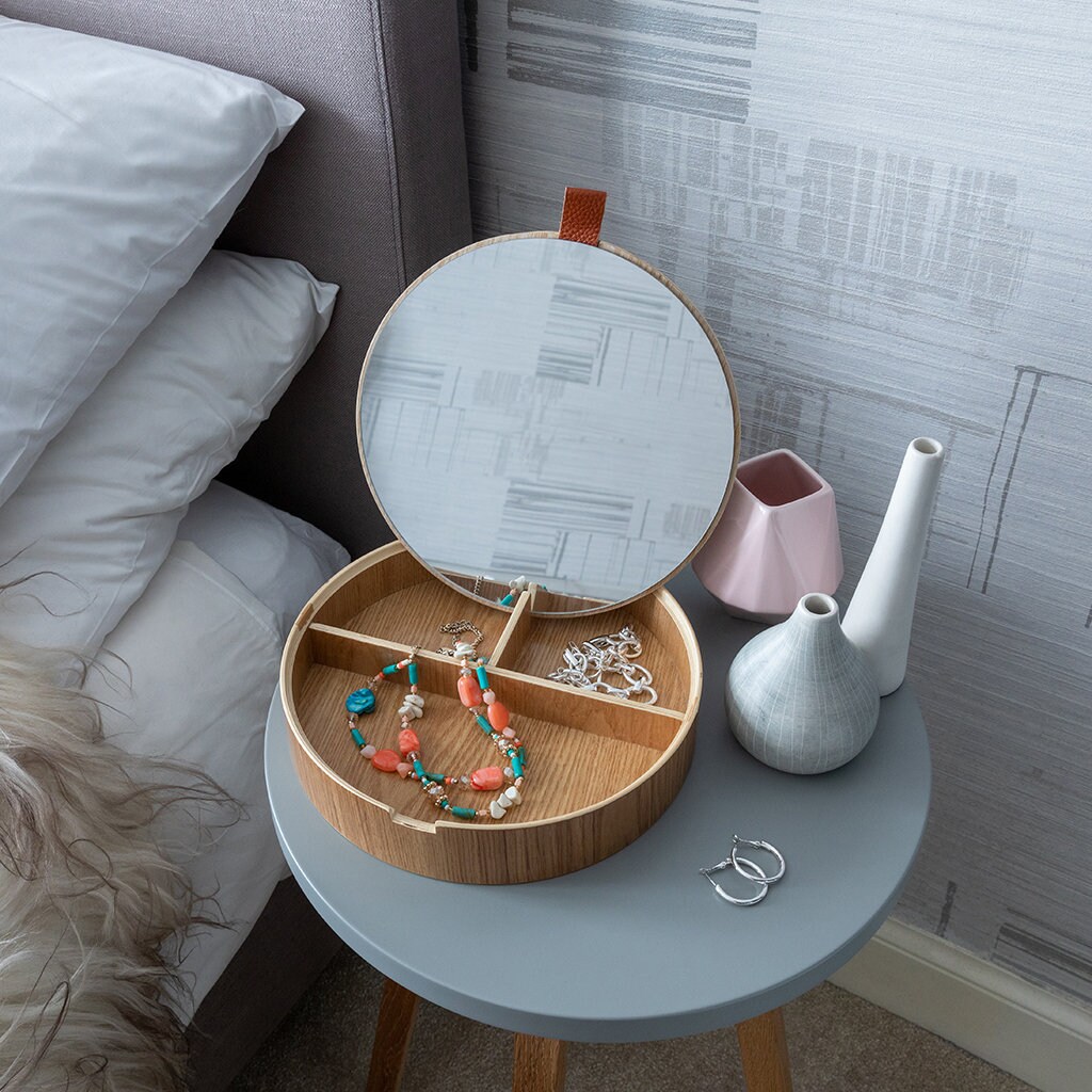 Engraved Jewellery Box for Women 'Good Vibes Only' | Etsy