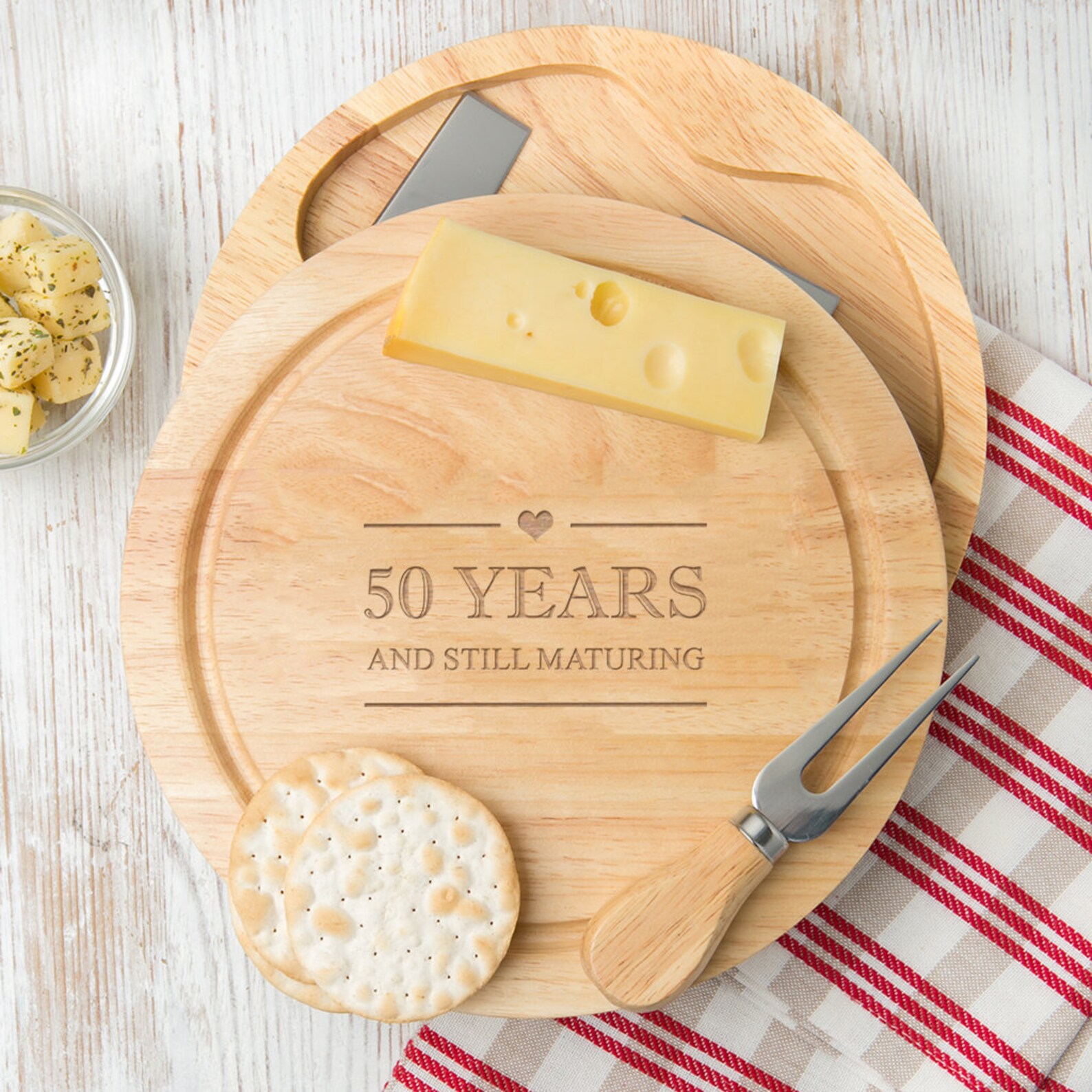 Engraved '50 Years and Still Maturing' Cheese Board - Etsy