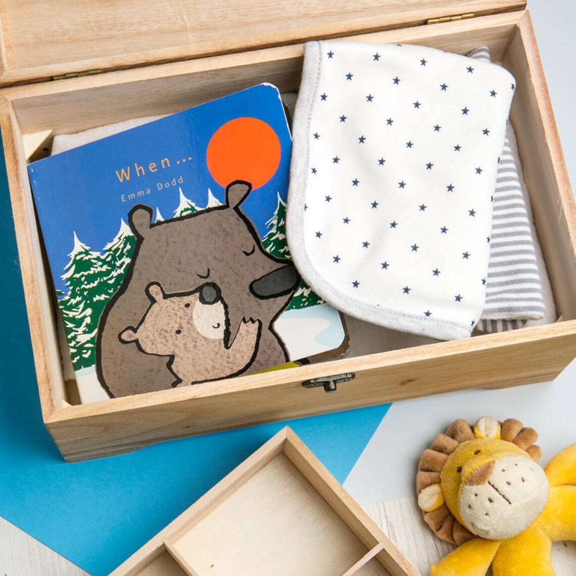 Baby Keepsake Box Baby Boy Gift Personalized Baby Gift Large | Etsy