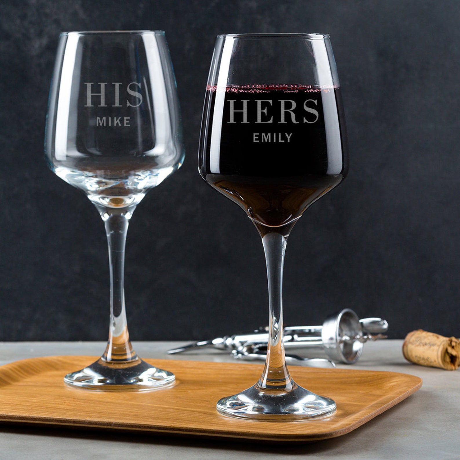 Personalized Wedding Wine Glasses Set of 2 Engraved Wine - Etsy