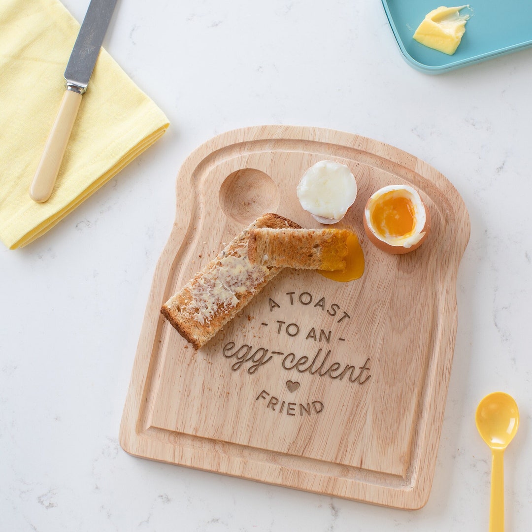 Personalised 'egg-cellent Friend' Wooden Egg Board, Personalized ...