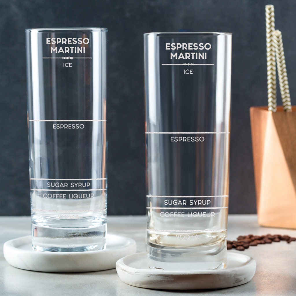 Espresso Martini Highball Glass, Drinking Gifts for Her, Cocktail ...