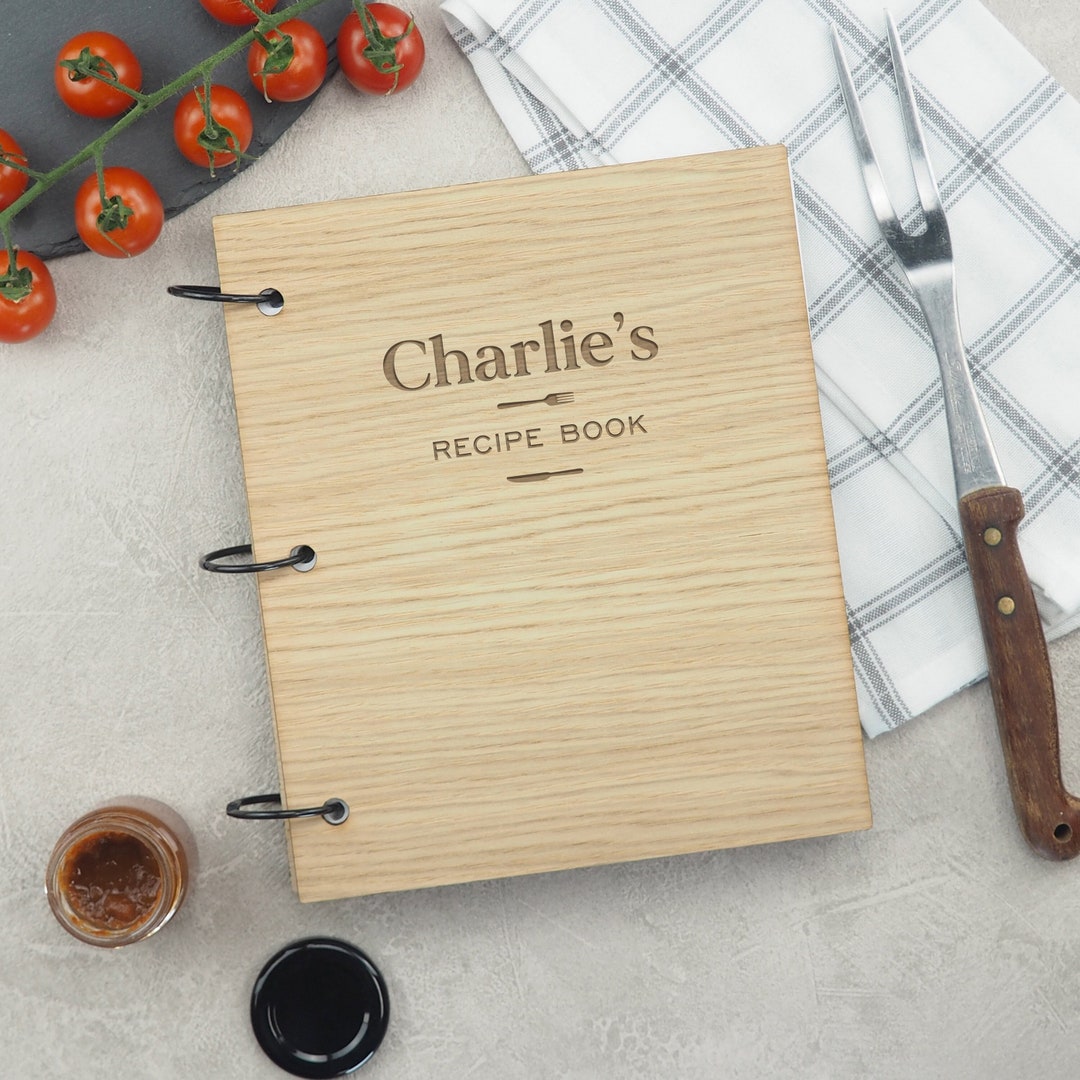 Personalised Engraved Cookbook | Cooking Gift for Husband Him ...