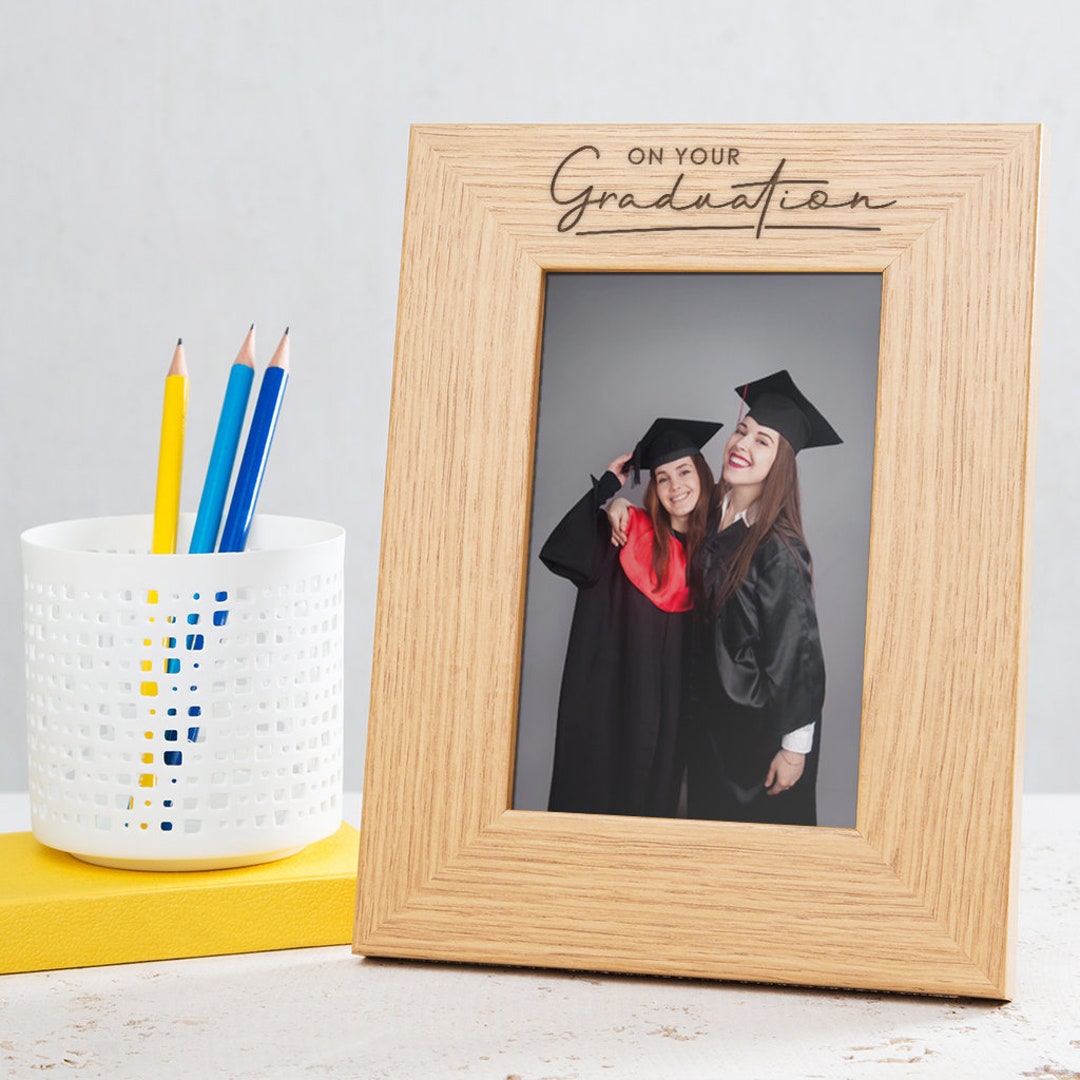 Personalised Engraved Graduation Frame | Graduation Photo Frame Gifts ...
