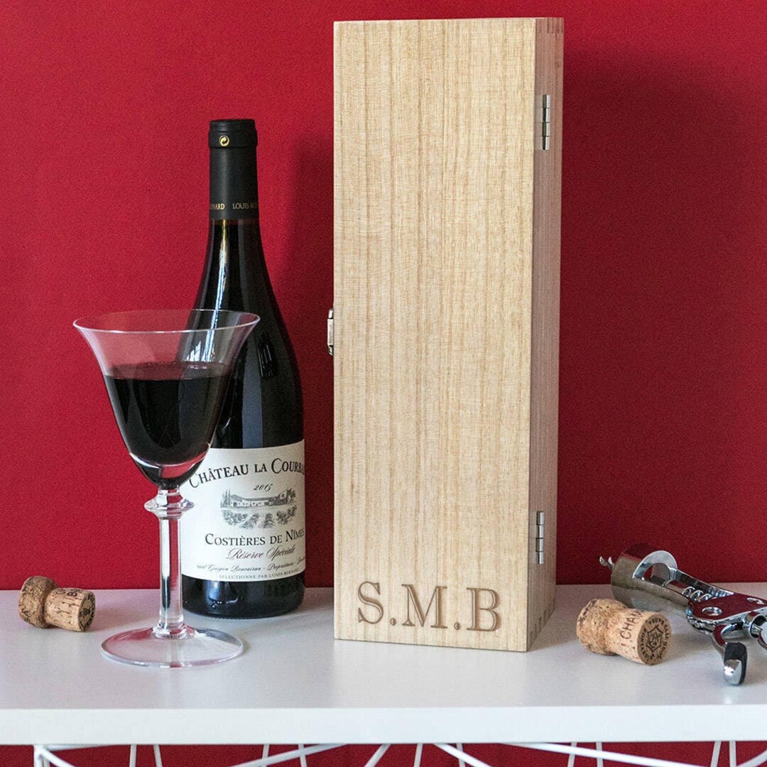 Mens Personalised Monogram Alcohol Storage Box - Etsy