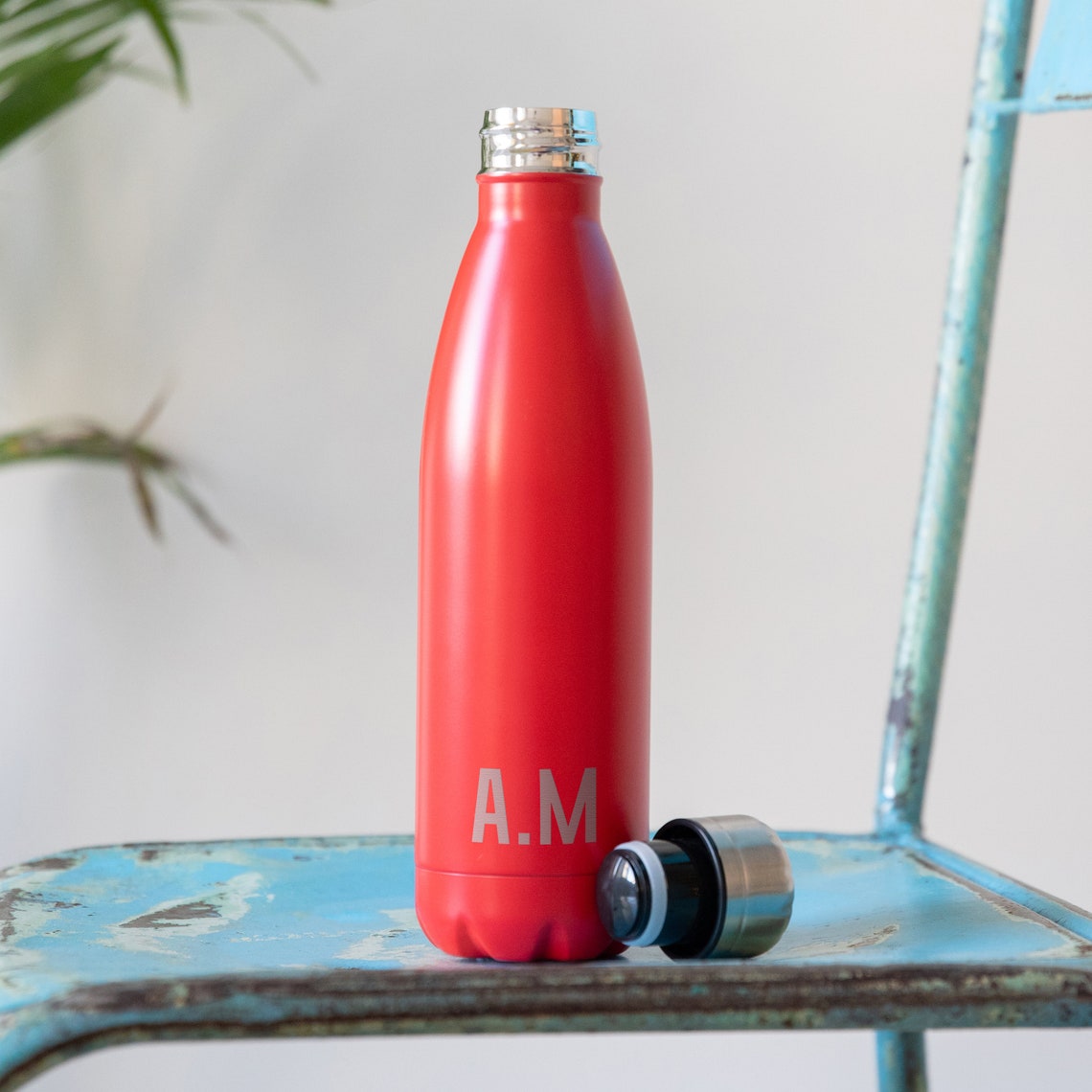 Personalised Initial Insulated Water Bottle Personalized | Etsy