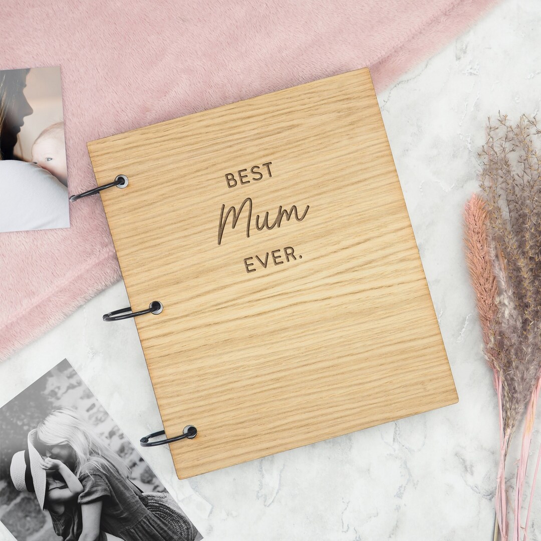 Engraved ‘best Mum Ever’ Photo Album, Mother’s Day Gift, Gift for Mum ...