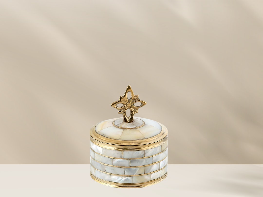 Bronze Box With Ivory Christian Keepsake Box, Incense Storage ...