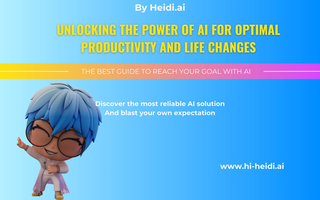 Unlocking the Power of AI for Optimal Productivity and Life Changes - Etsy
