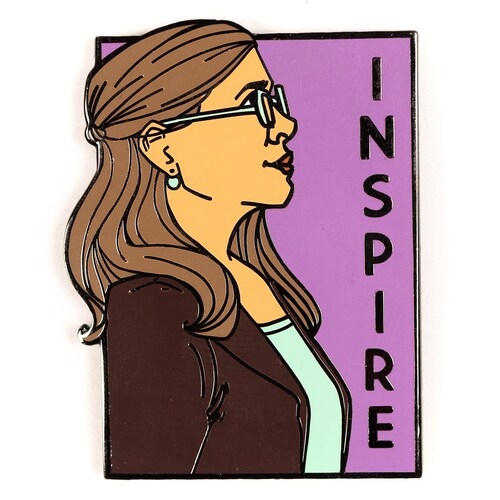 Inspire Carrie Fisher She Series Pin - Etsy