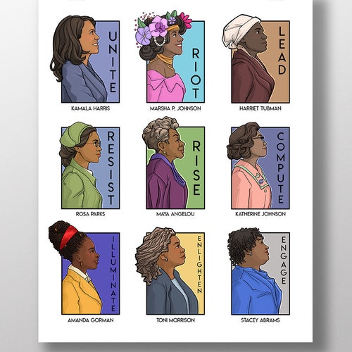 She Series Collage PRIDE Medium Print | Etsy