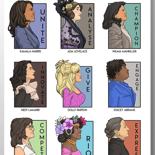 She Series Collage Version Six Medium Print | Etsy