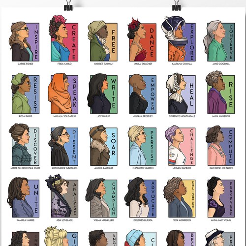 She Series Collage Special 36 Real Women Collection Poster - Etsy