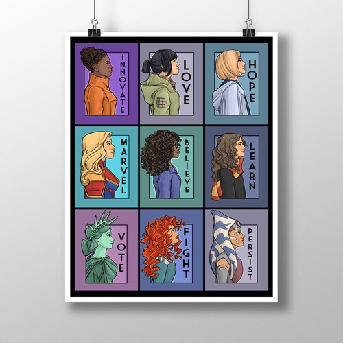 He Series Collage Version One Medium Print - Etsy
