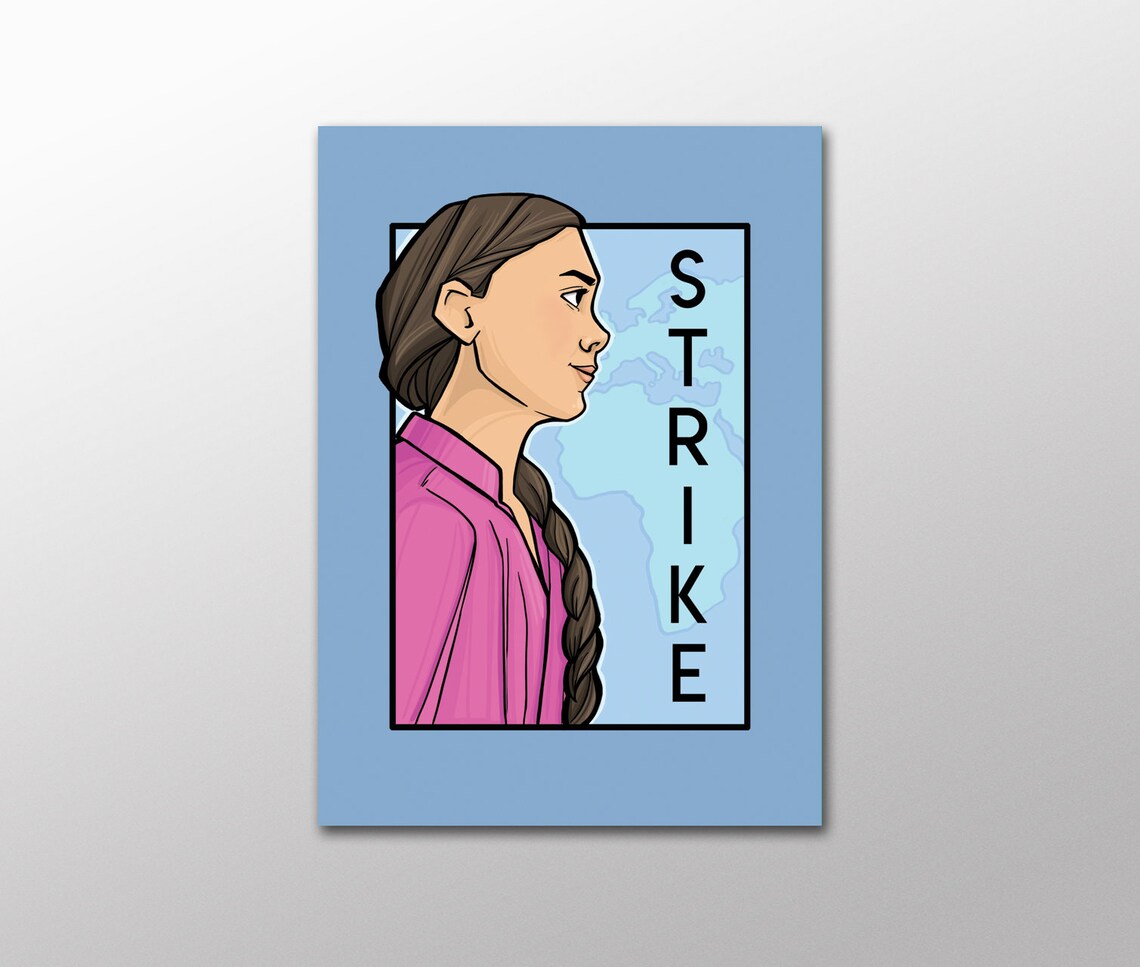 Strike - She Series Postcard - Etsy