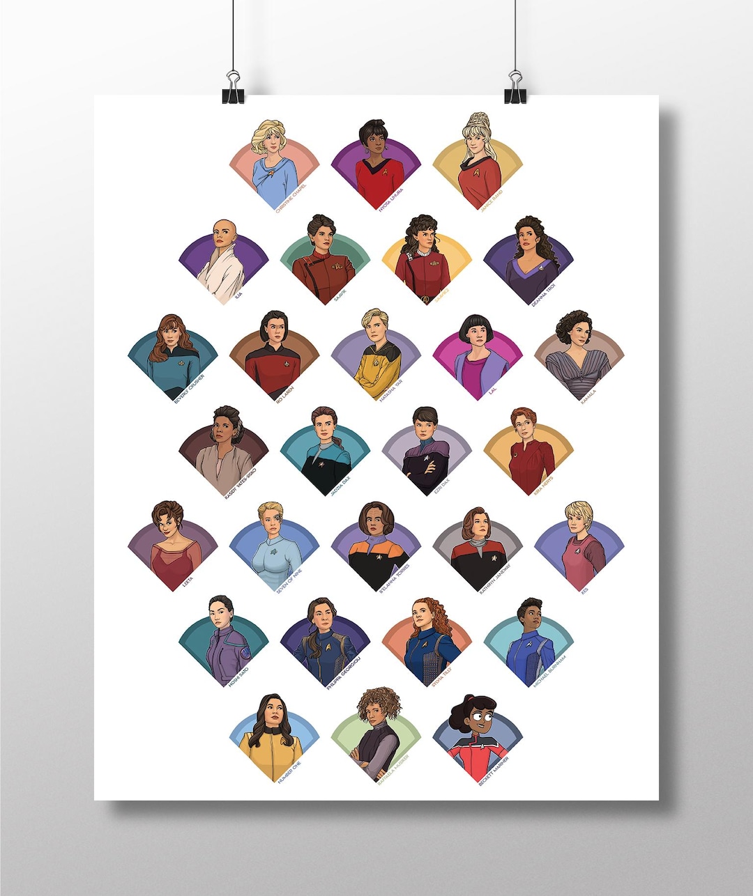Geeky Home Decor - WOST Collage - Large Print - Etsy