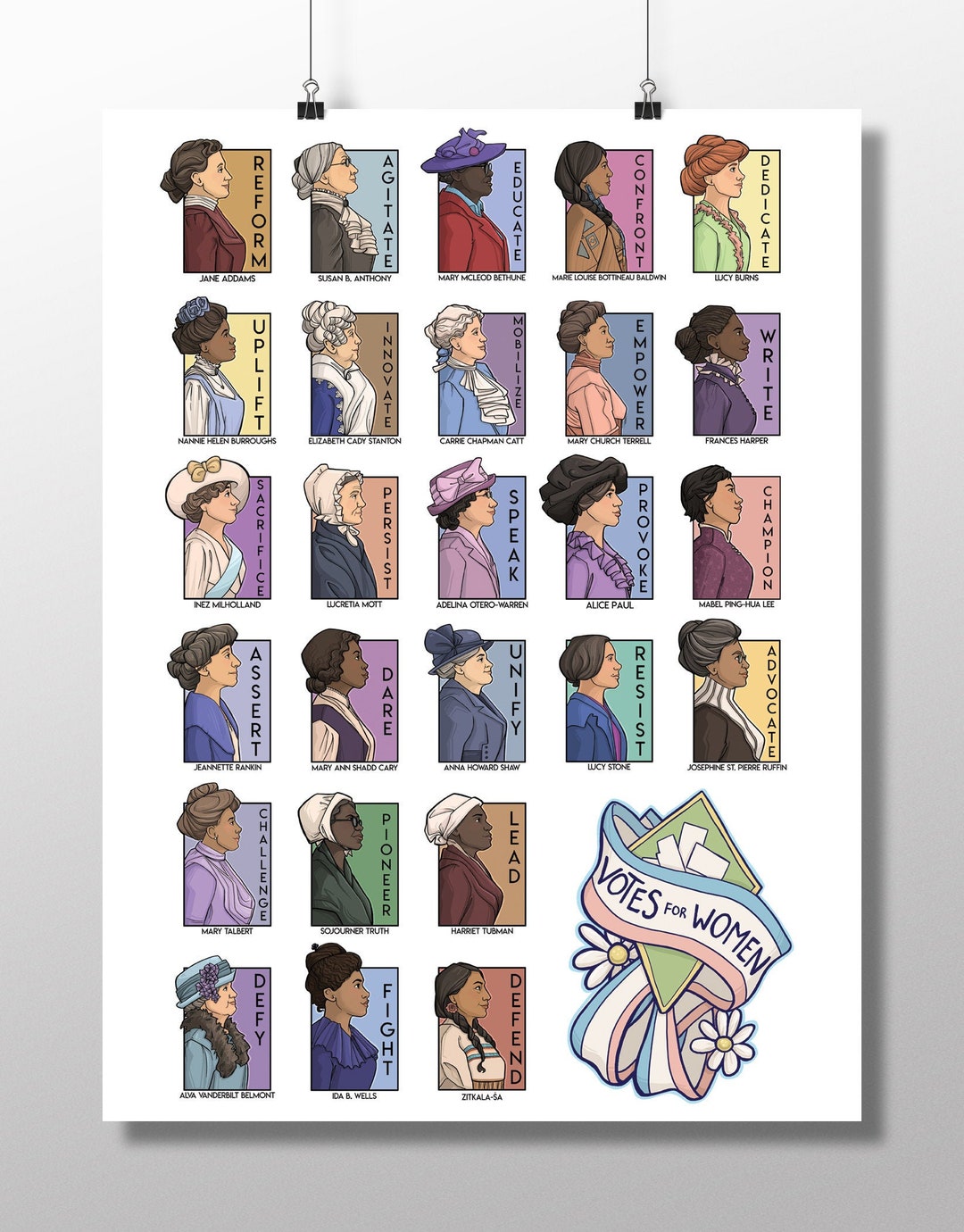 Women's Rights Poster - She Series - Special Suffragette Edition Poster ...