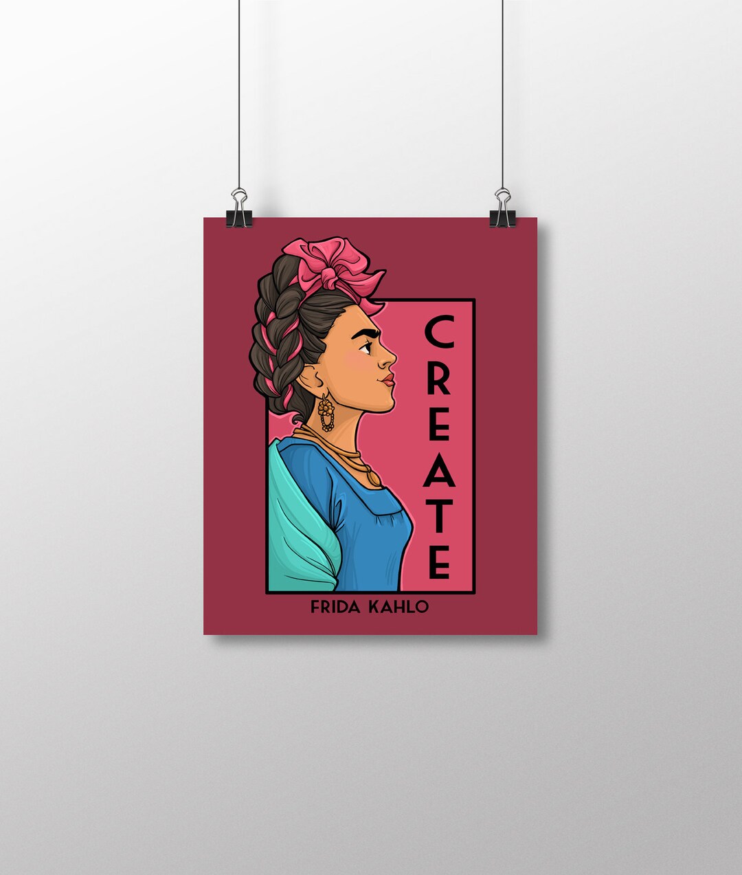 Create - Frida Kahlo - She Series Small Print - Etsy