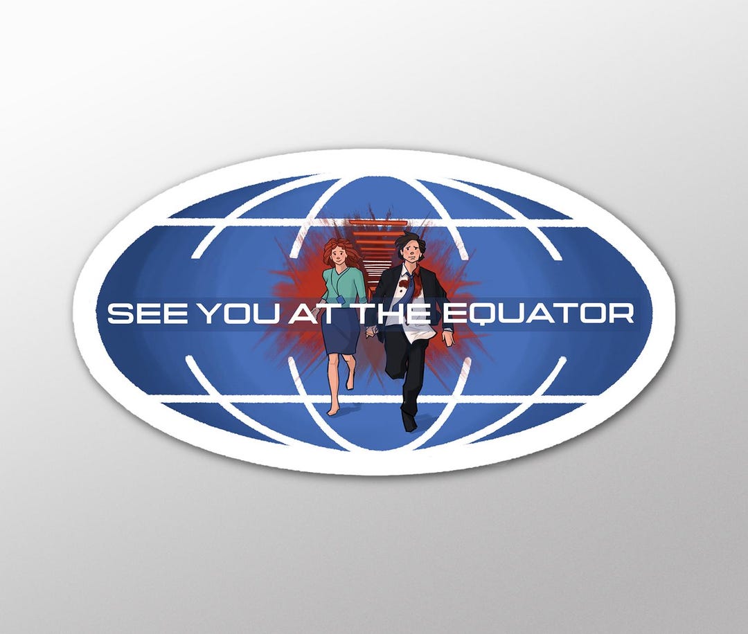 Geeky Stickers - See You at the Equator - Etsy