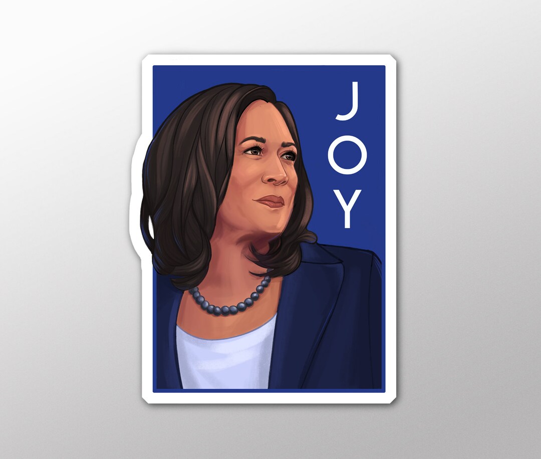 Joy - Kamala Harris - She Series Sticker - Etsy